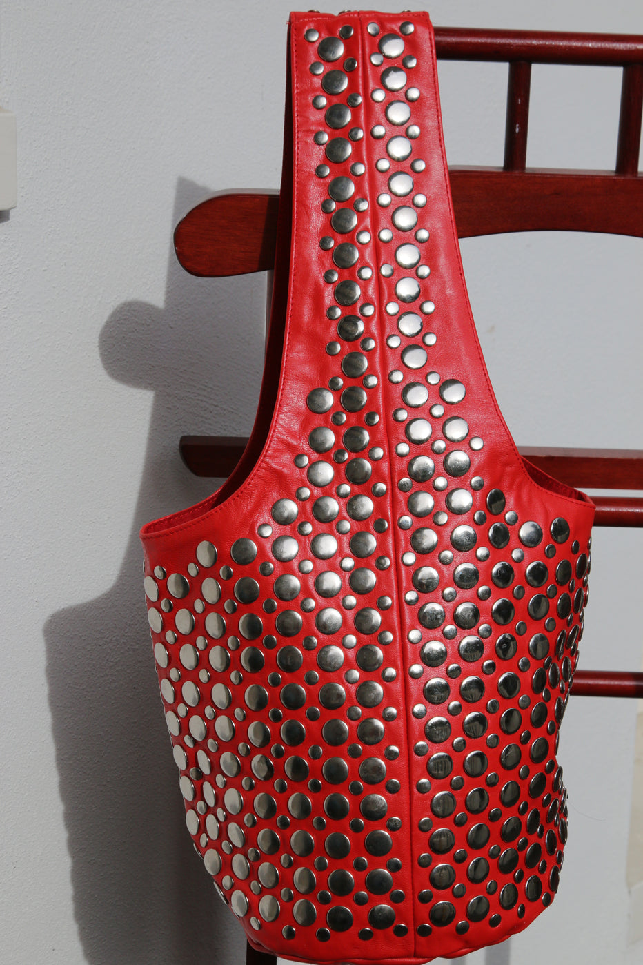 Ruby Red Two-Strap Bag – Naki The Label